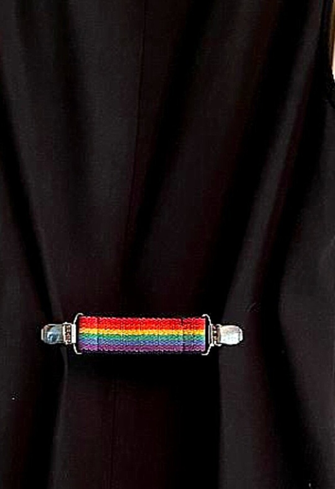 Rainbow Backclip Back Cinch Buckle Suspender Clip // One Size Fits All ...