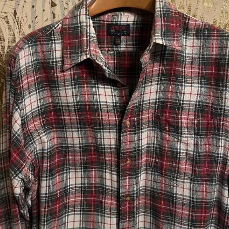 Green Plaid Flannel - Etsy