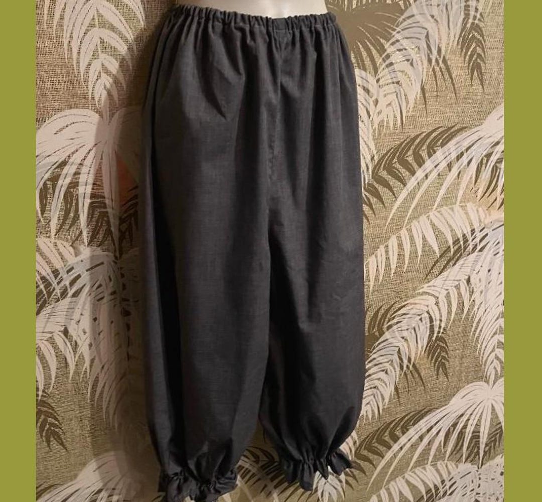 Pirate ~ Swashbuckler Pantaloons ~ Renn Faire Gray Gypsy Pants ...