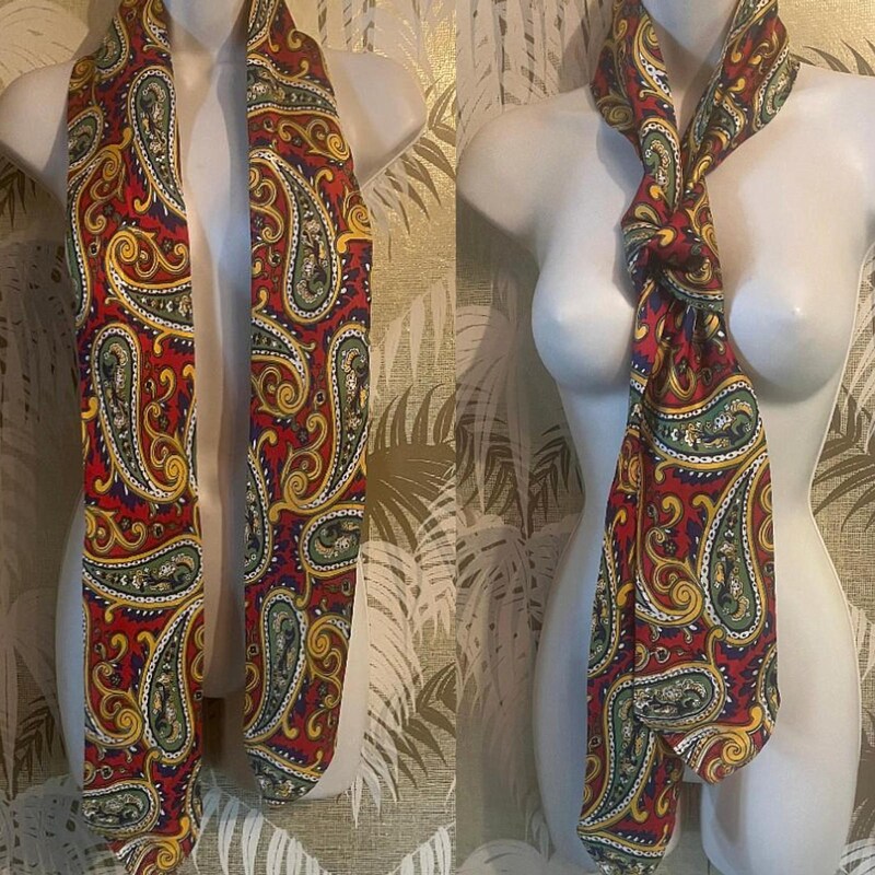 60s Scarf - Etsy