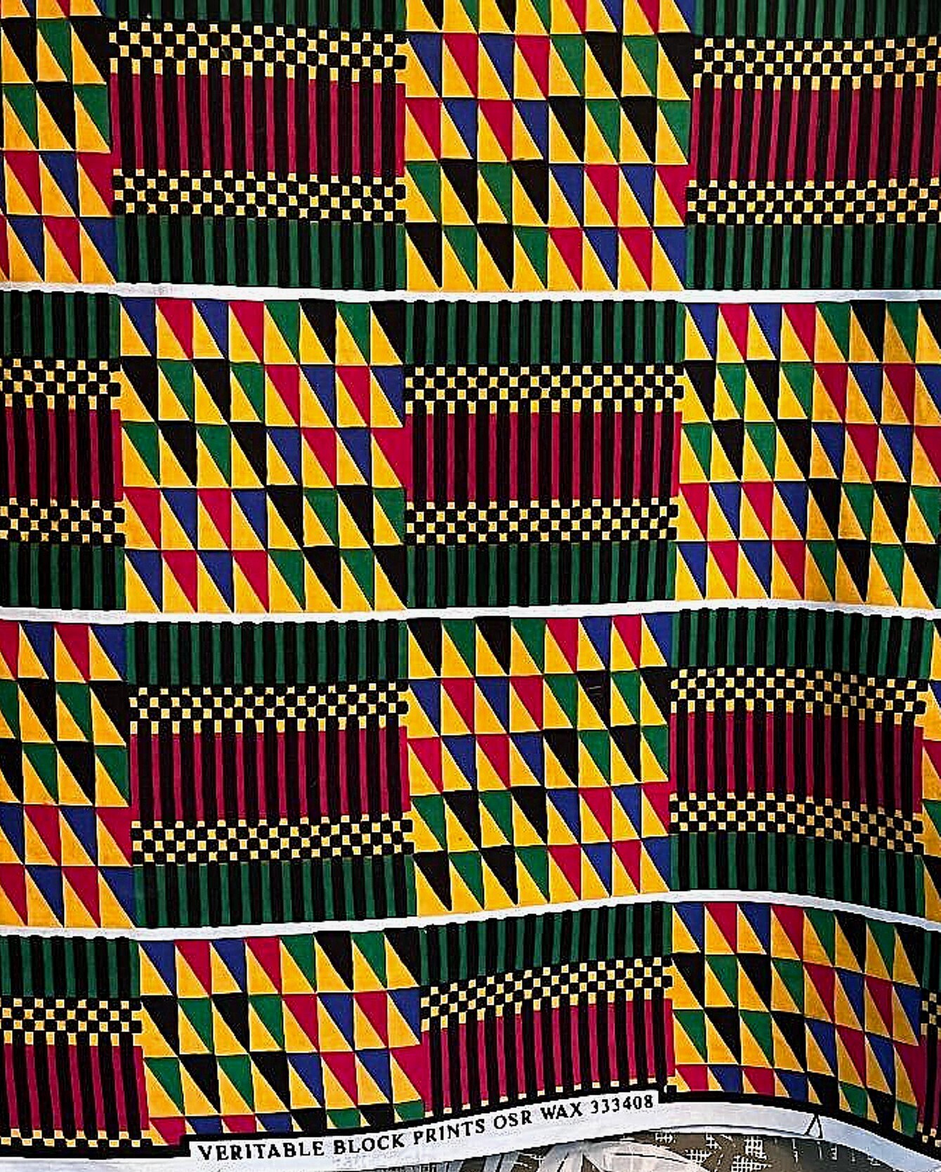 African Fabric Veritable Real Wax Block Prints OSR Wax 333408 Ankara ...