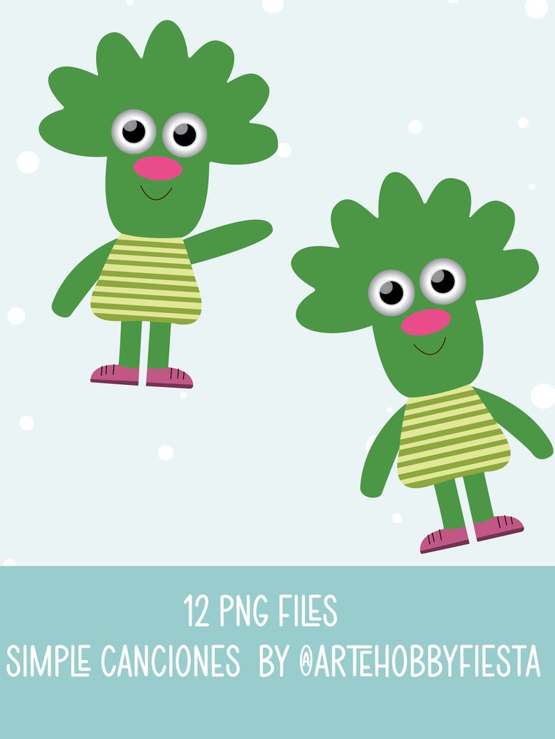 Clipart Simple Songs Song Characters Png - Etsy