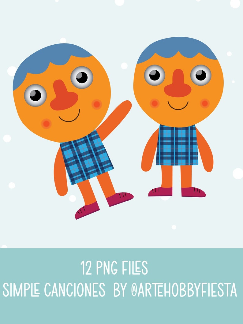 Clipart Simple Songs Song Characters Png - Etsy