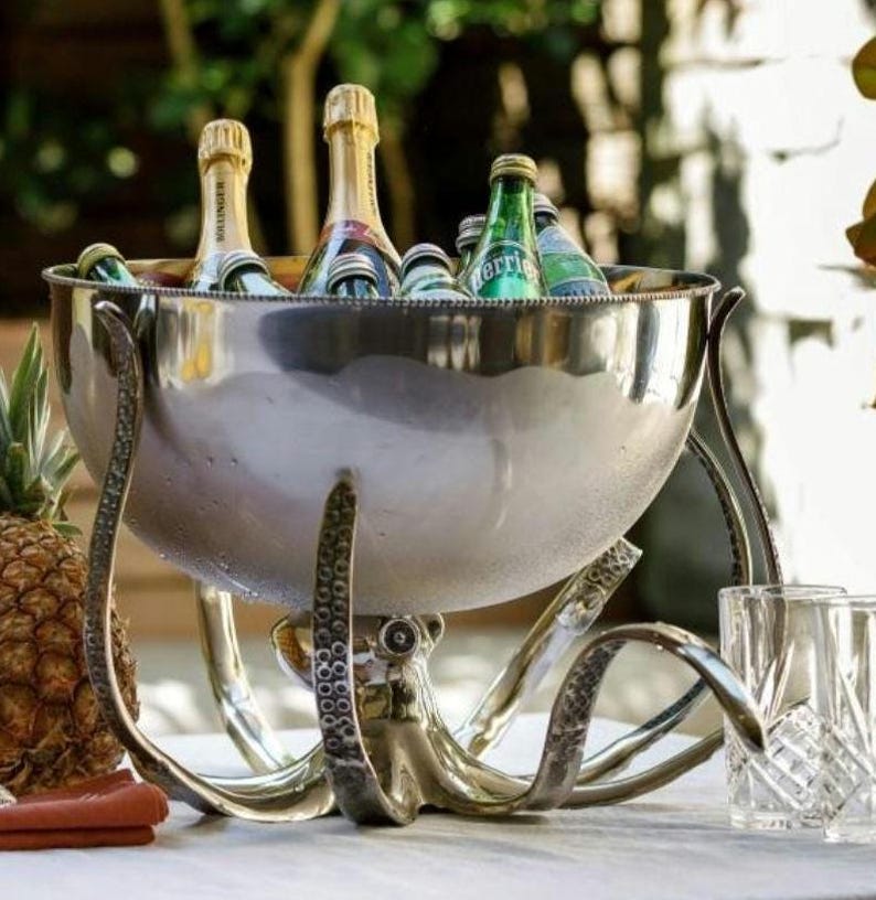 Octupus Pedestal for Champagne Bucket /wine Cooler not Included - Etsy