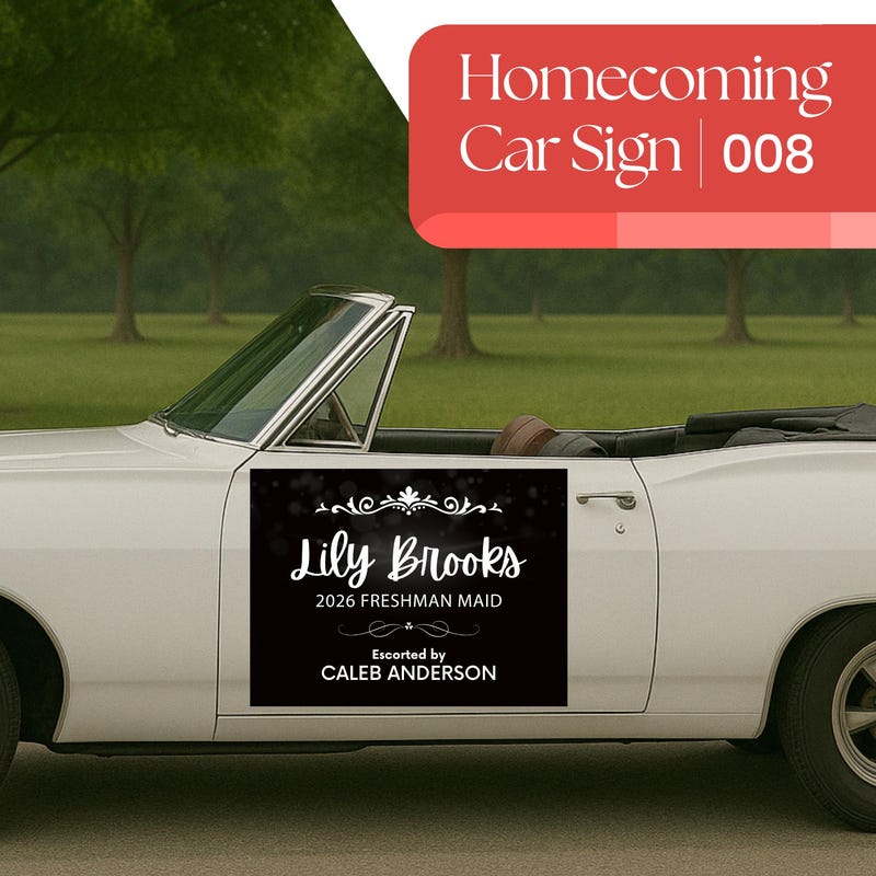 Homecoming Parade Signs for Car - Etsy