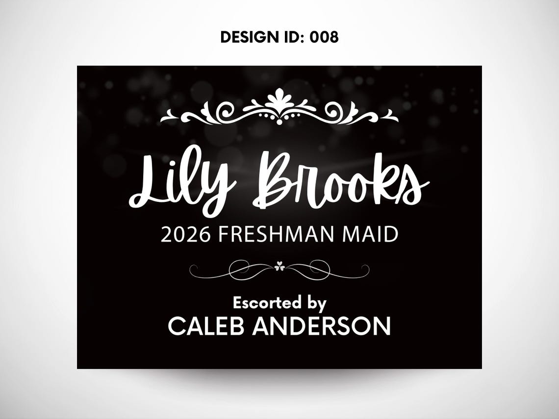 Custom Homecoming Parade Car Magnet Design, Parade Car Sign Homecoming ...