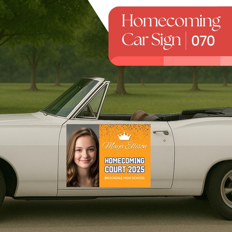 Homecoming Car Sign - Etsy