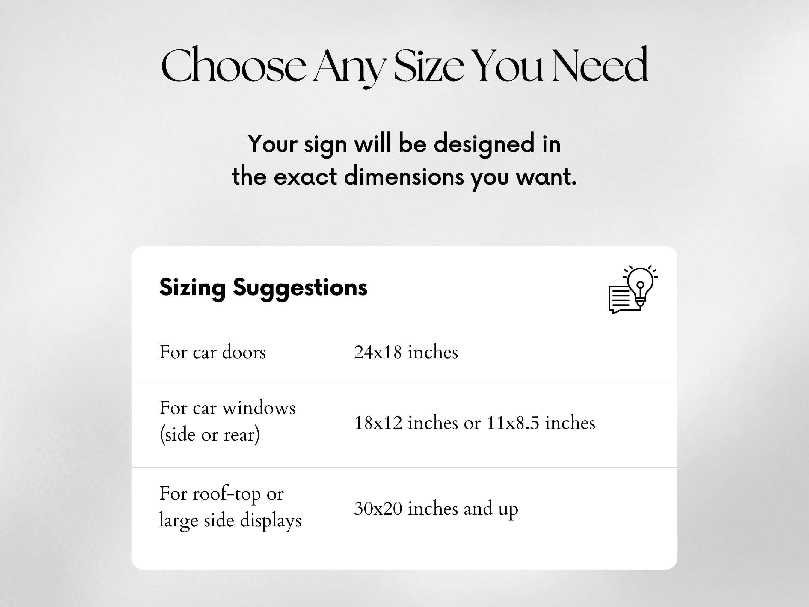 Custom Homecoming Parade Car Magnet Design, Parade Car Sign Homecoming ...