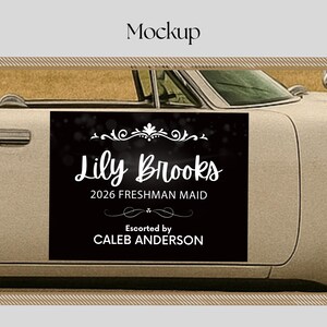 Custom Homecoming Parade Car Magnet Design, Parade Car Sign Homecoming ...