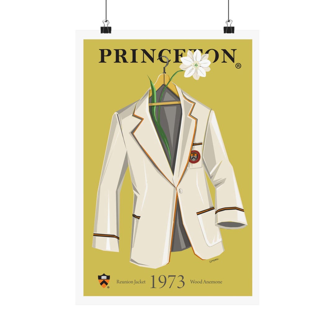 1973 Princeton Reunion Jacket With Logo - Etsy