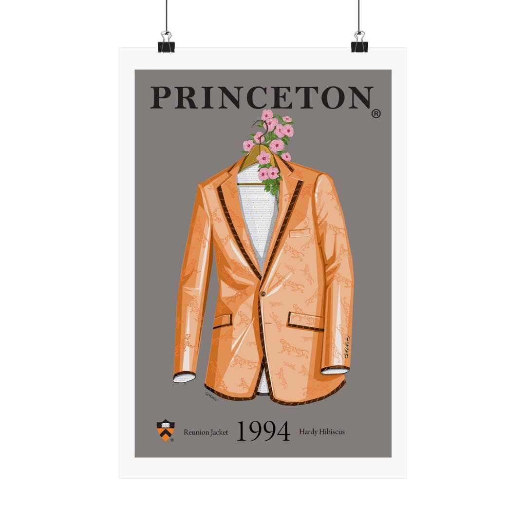 1994 Princeton Reunion Jacket With Logo - Etsy