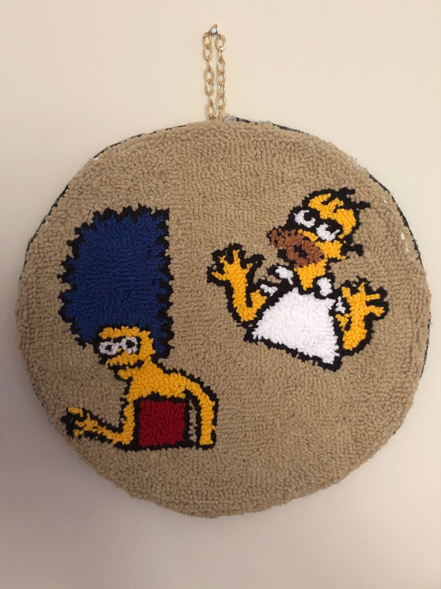Simpson Family Punch Needle Wall Hanging,simpson Family Wall Decor ...