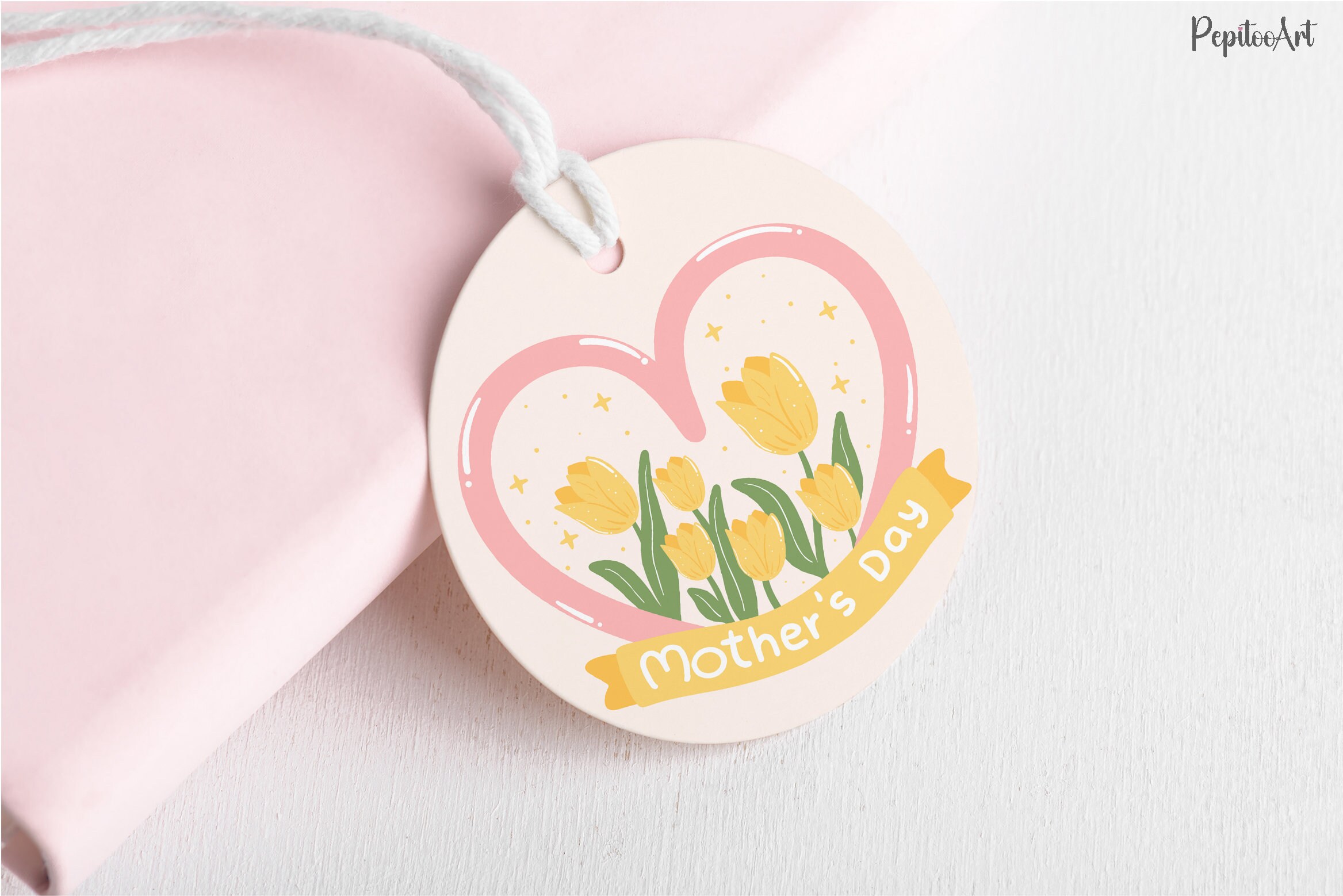 Mothers Day Gift Tags Set of 6,floral Mothers Day Gift Tag, Gift Tag ...