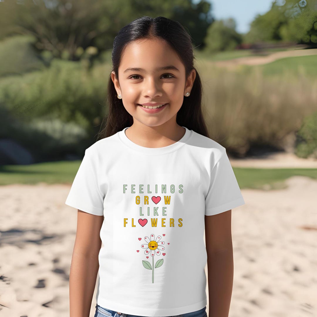 Feelings Grow Like Flowers Kids Shirt: Emotional Awareness Tee - Etsy