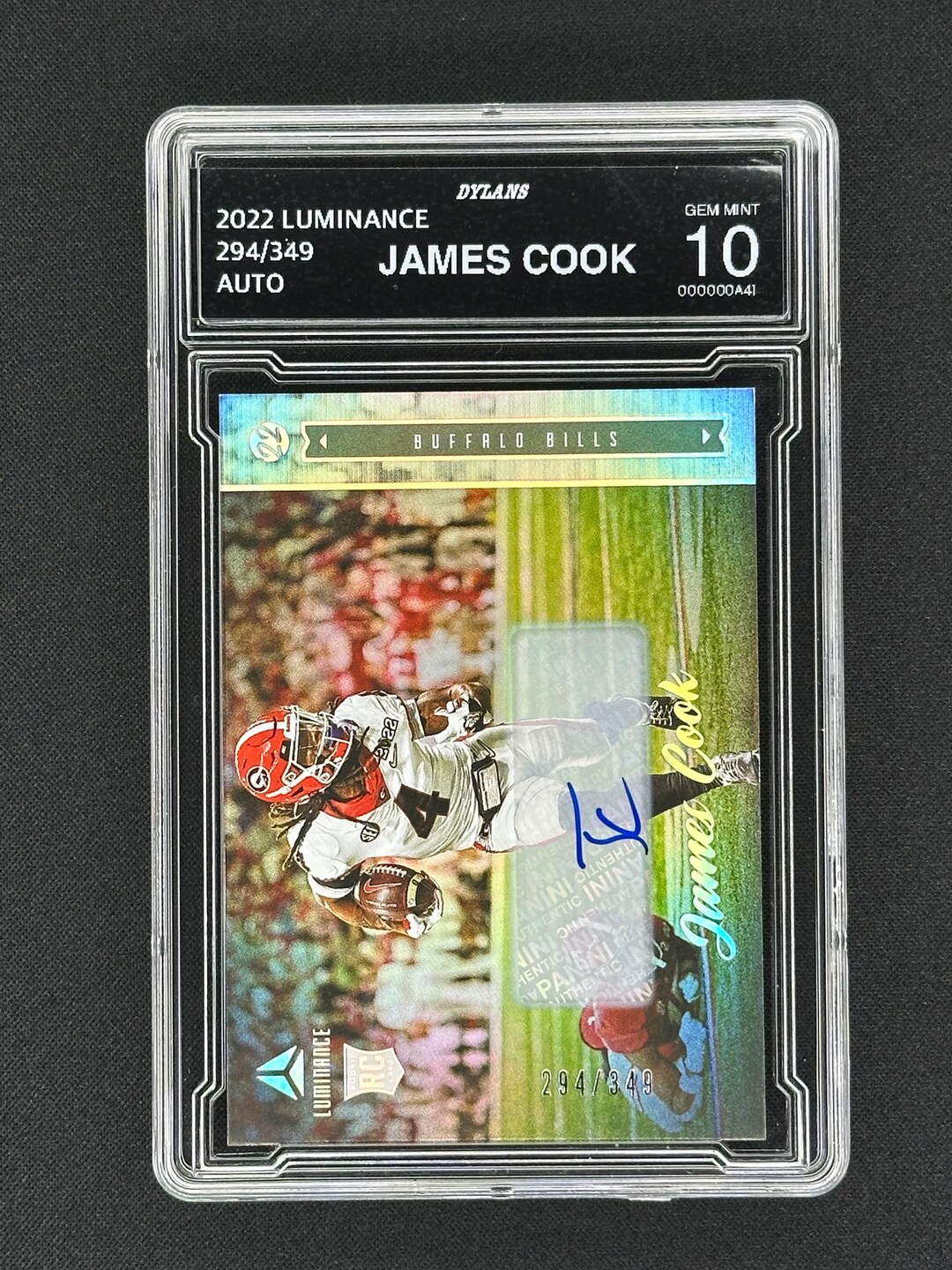 James Cook Buffalo Bills 2022 Luminance Autograph 294/349 109 Rookie ...
