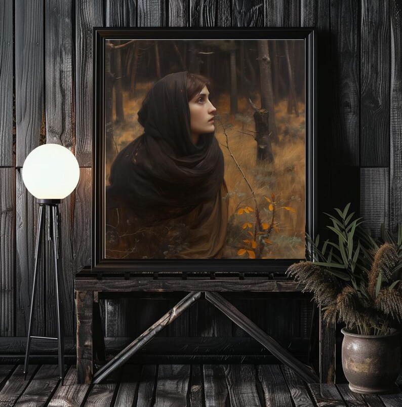 Autumn in Woods by Emile Corsi постер для печати - Etsy
