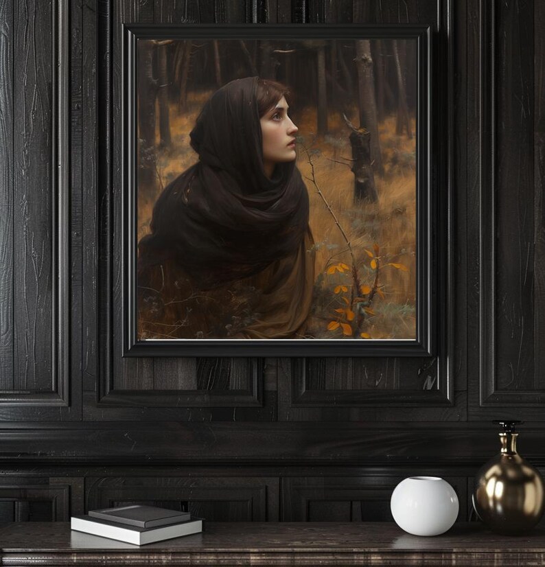 Autumn in Woods by Emile Corsi постер для печати - Etsy