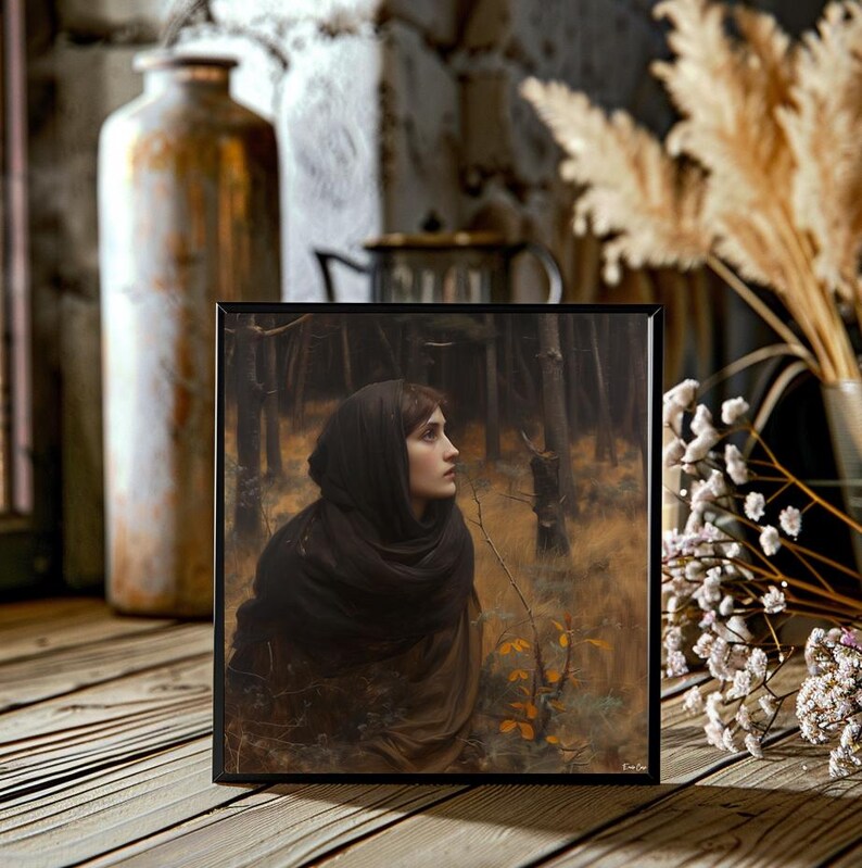 Autumn in Woods by Emile Corsi постер для печати - Etsy
