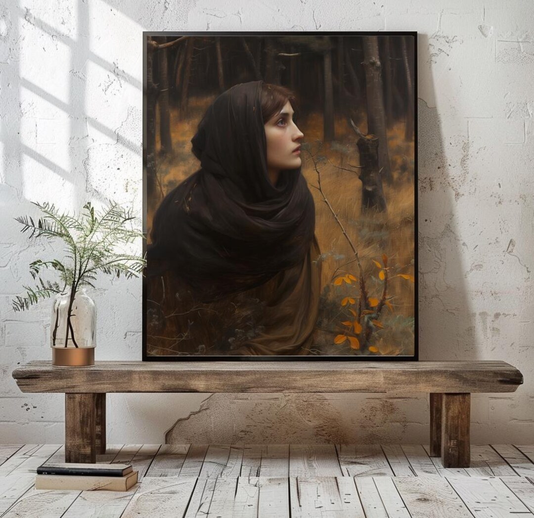 Autumn in Woods by Emile Corsi постер для печати - Etsy