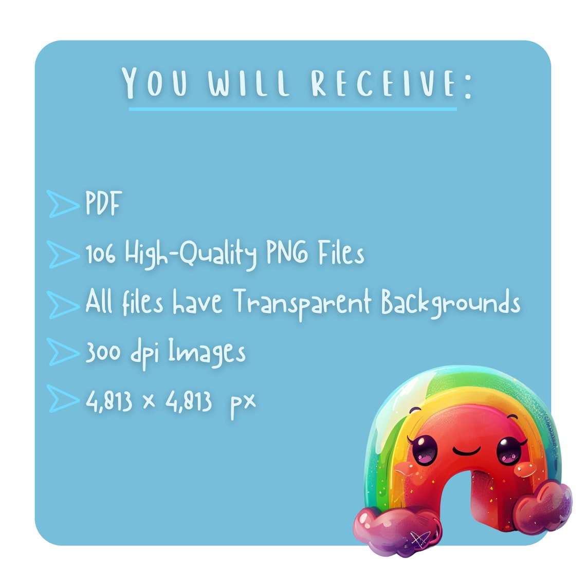 Kawaii Weather Clipart, Cute Weather Clipart Bundle of 106 PNG Files ...