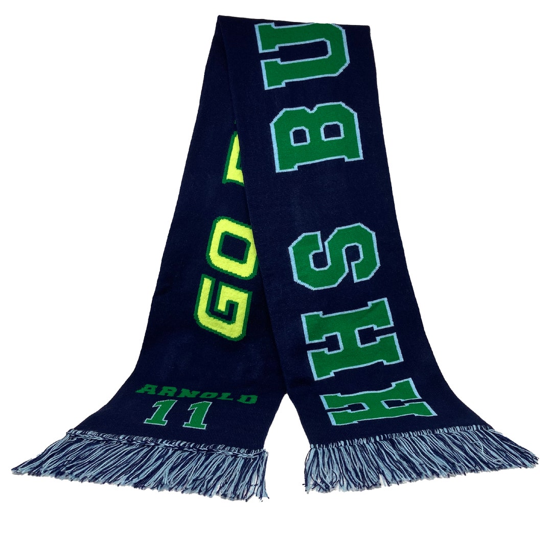 Custom Jersey Knit Scarf - Personalized Design With Your Text & Logo ...