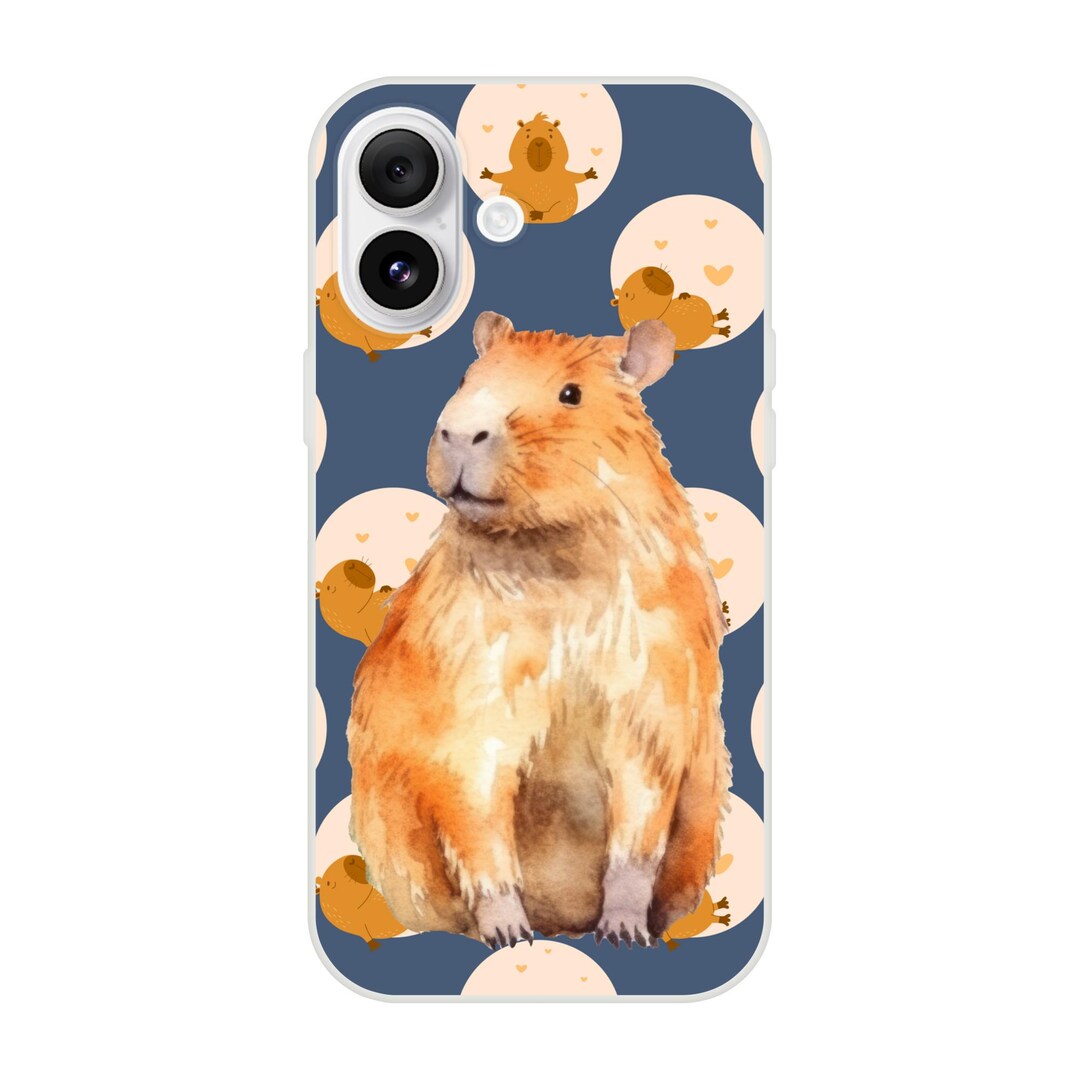 Cute Capybara iPhone Case - Flexible & Durable Clear Phone Suits iPhone ...