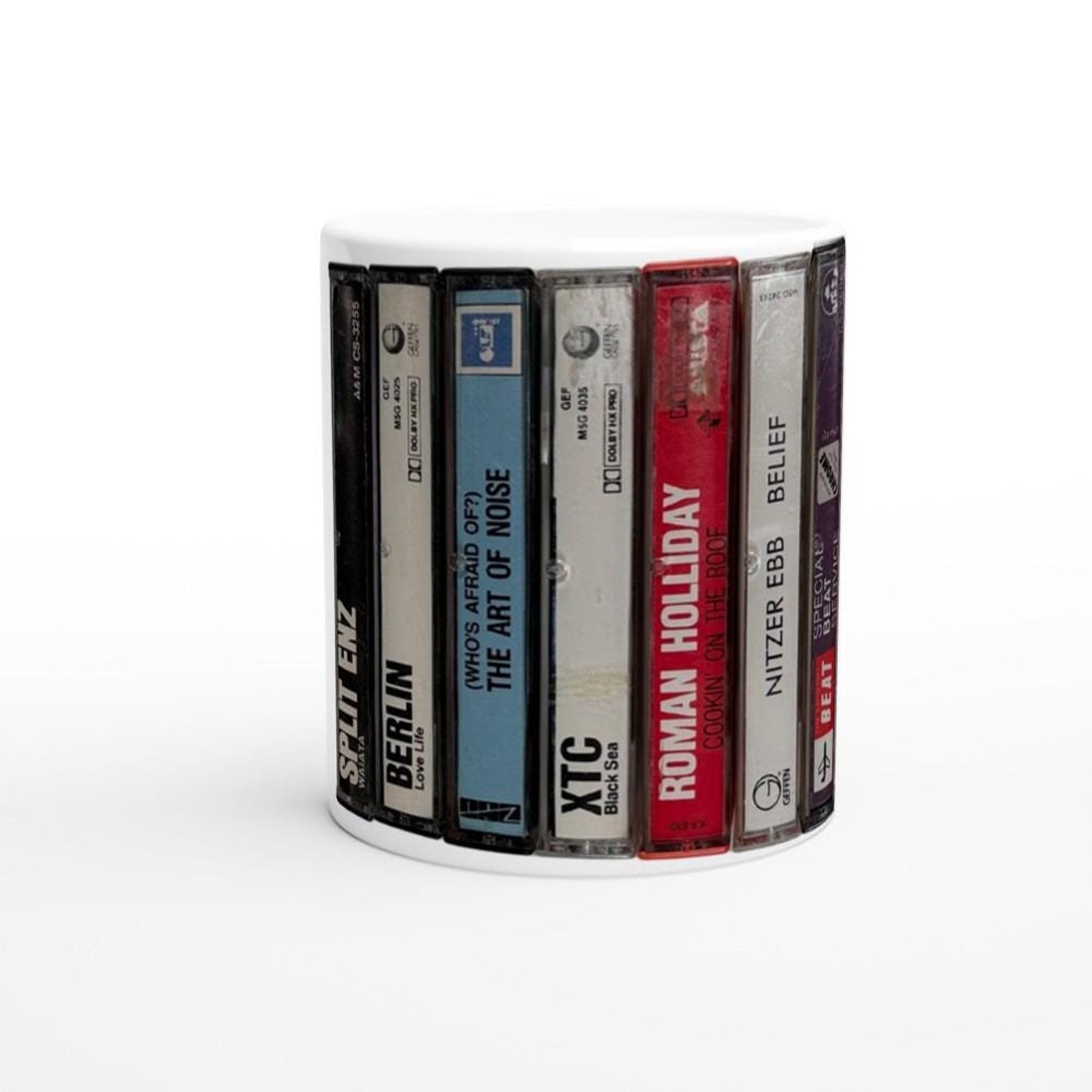 80s New Wave Cassette Tapes Mug Retro Music Lovers Gift White 11oz ...