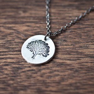 Oak Tree Necklace - Tree Necklace - Autumn Necklace - Fall Jewelry ...