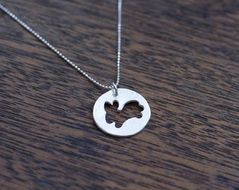Silver Lucky Rabbit Pendant Necklace - Etsy