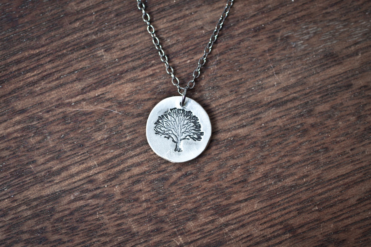 Oak Tree Necklace - Tree Necklace - Autumn Necklace - Fall Jewelry ...