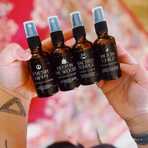 Smudge Mist Room and Body Spray, Forest Spray, Gem-infused Aromatherapy, Gem Elixir, Crystal ...