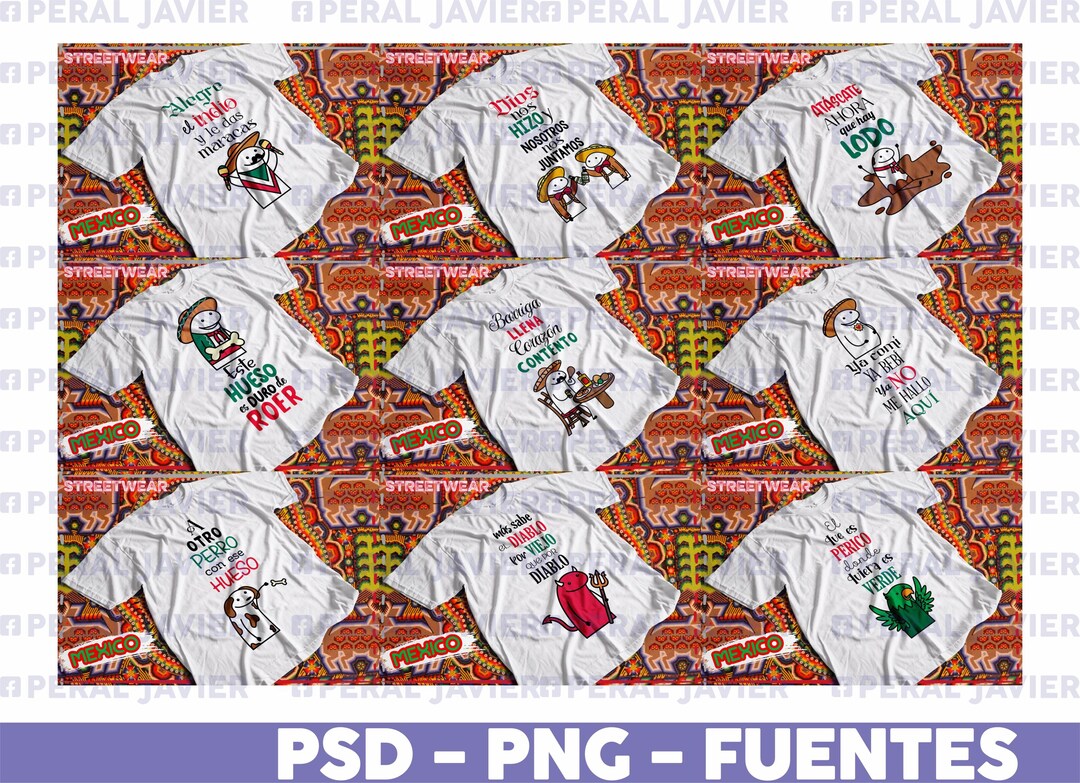 12 Mexico Florks Vectors Ideal Templates for Sublimation, DTF and More ...