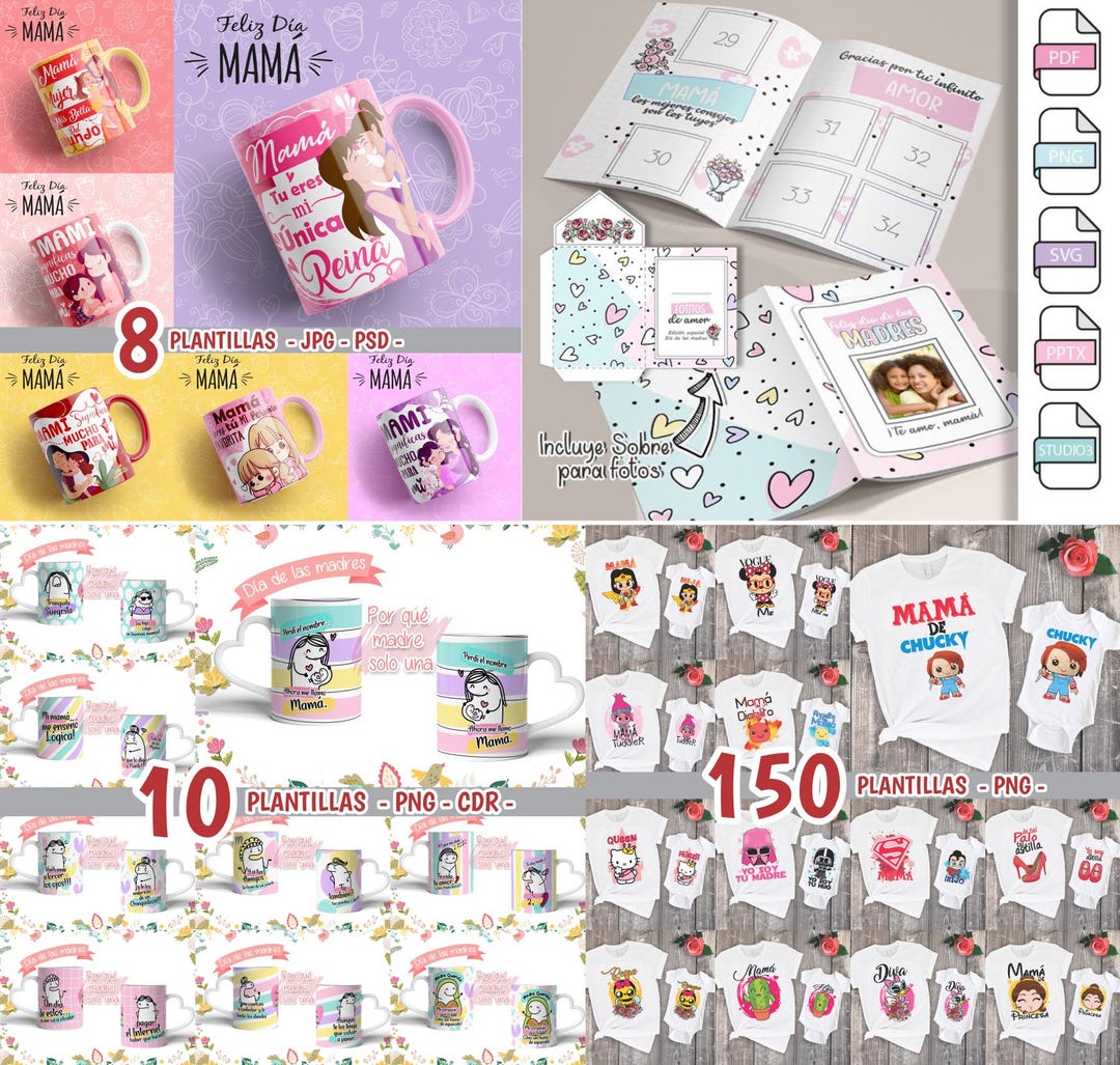 Mother's Day Mega Pack - Mom Bundle - DTF Digital Templates ...