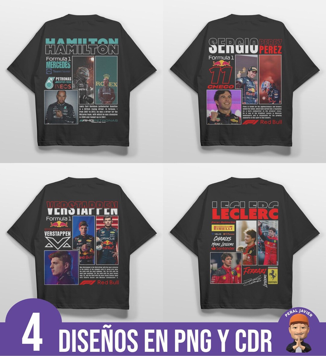 4 Plantillas en PNG La FORMULA, Ideales para DTF - Etsy España
