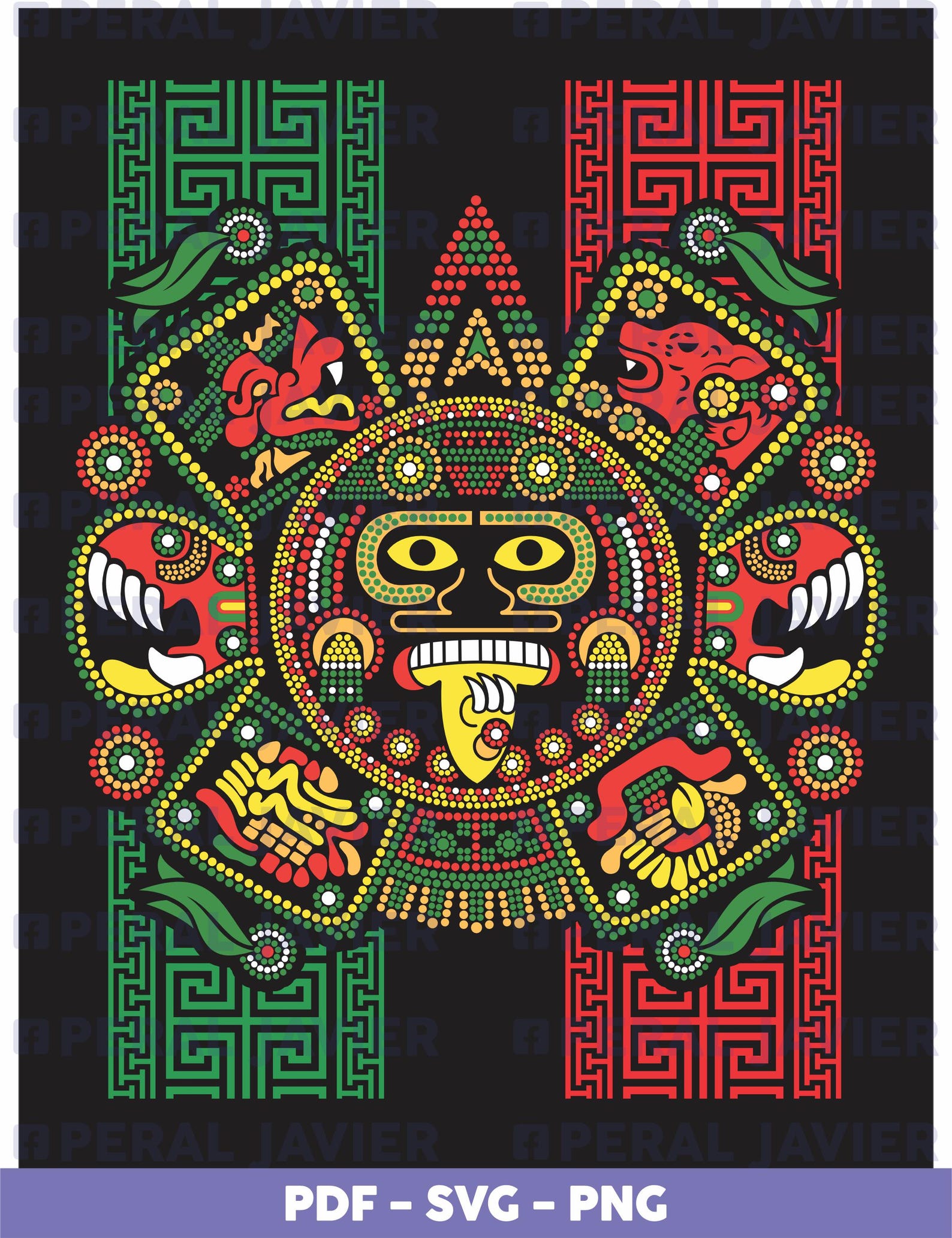 Mexican Aztec Vector - Templates in PNG PDF and SVG - Ideal Design for ...