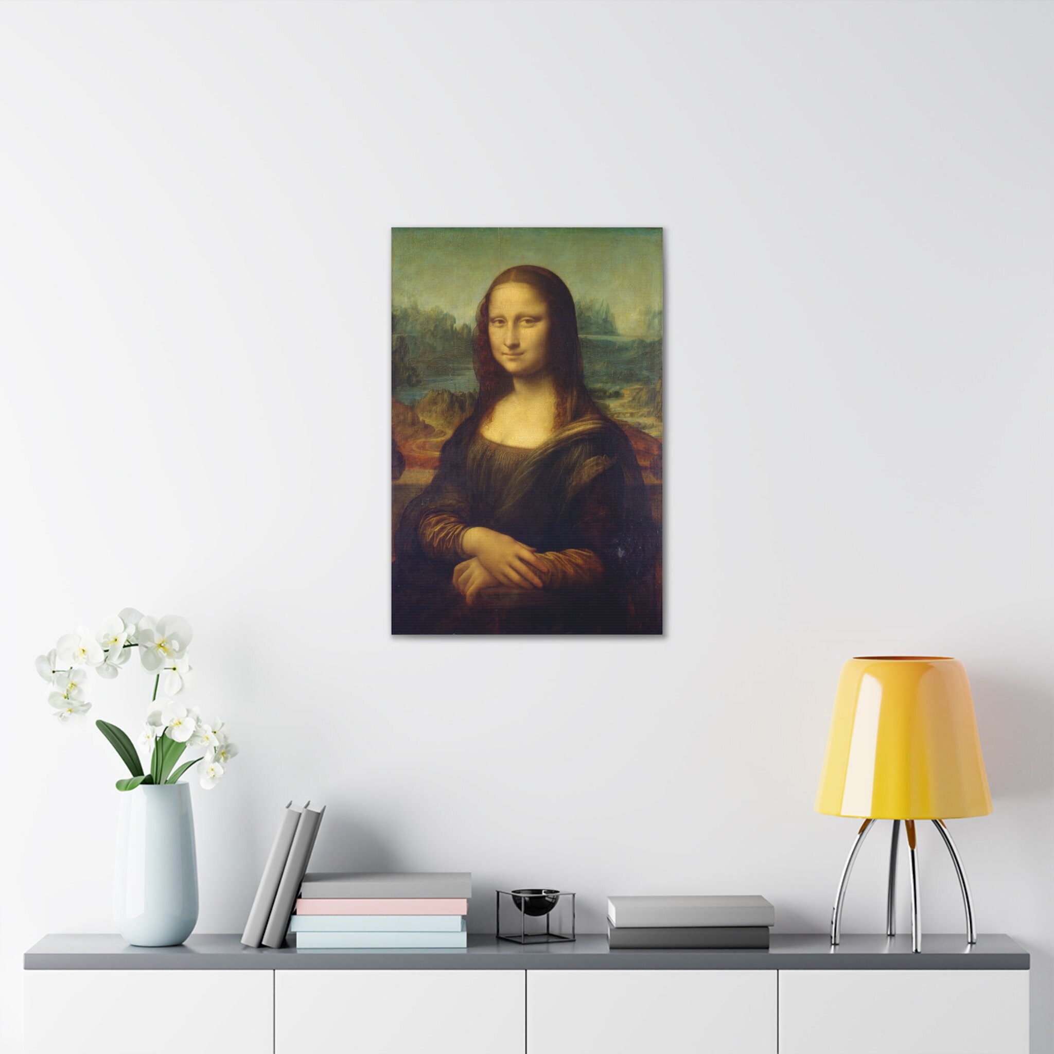 Mona Lisa, Leonardo Da Vinci Mona Lisa Canvas Print, Da Vinci's La ...
