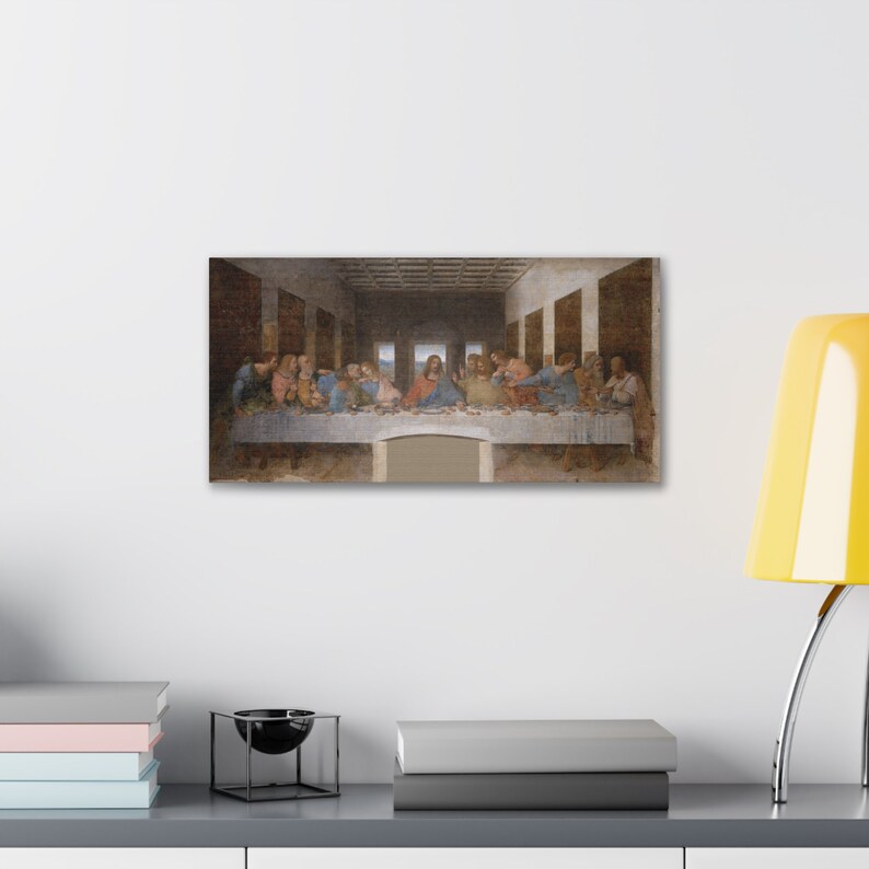 The Last Supper, Leonardo Da Vinci Last Supper Canvas Print, Classic Da ...