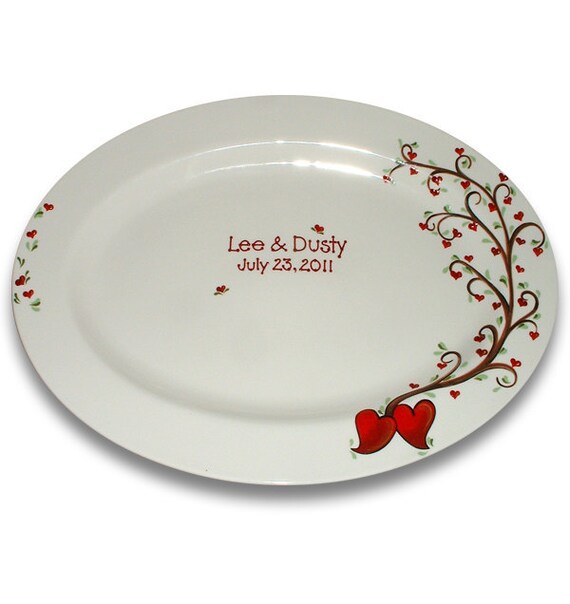 Wedding Guest Book Platter