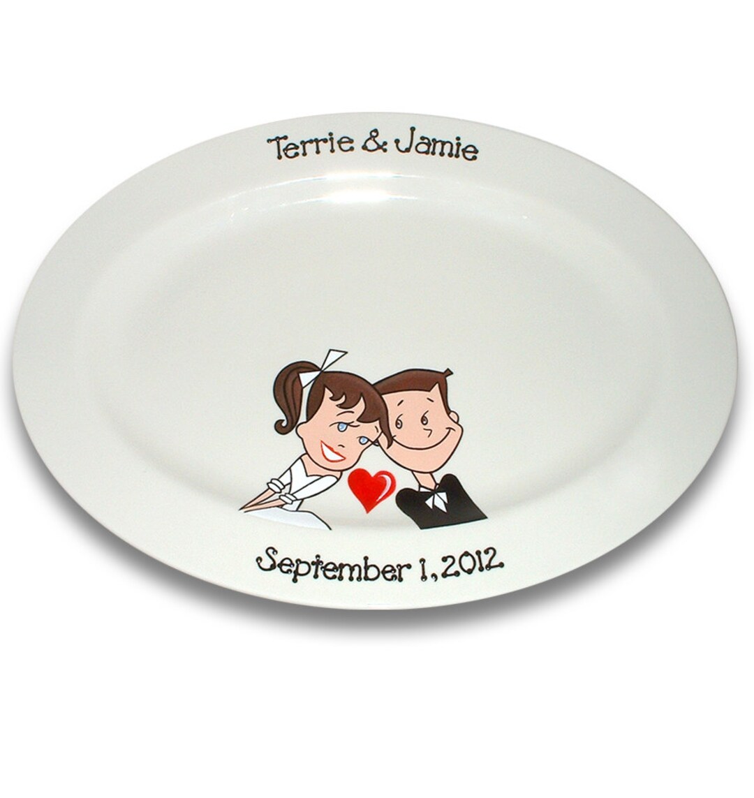 Starry Eyed Couple Guest Signature Platter / Guest Book Alternative - Etsy