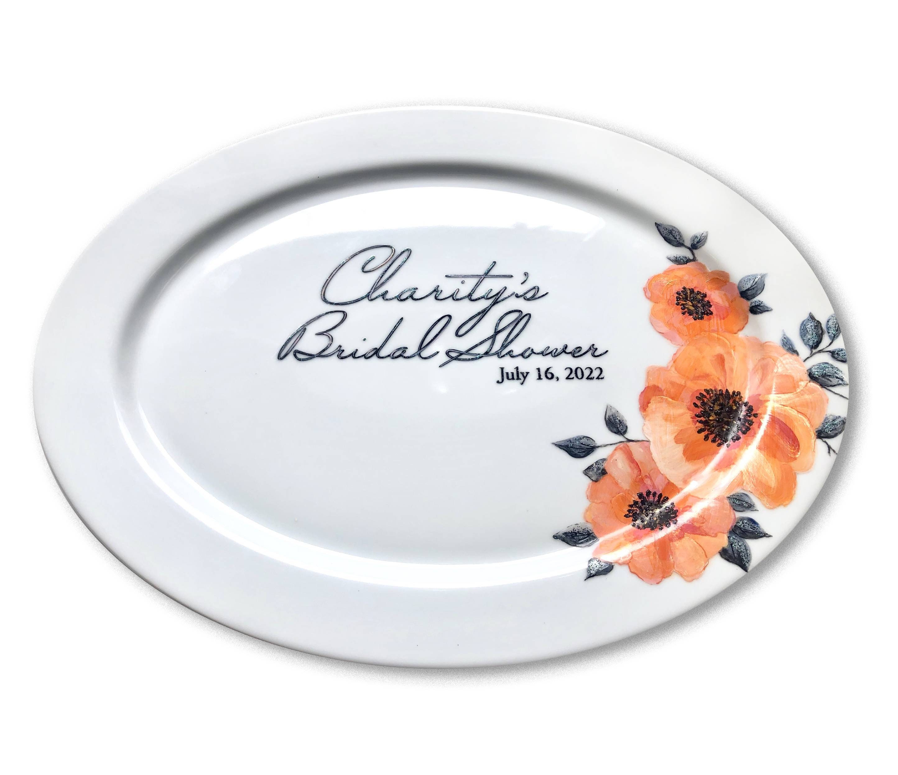 Wedding Guest Book Platter