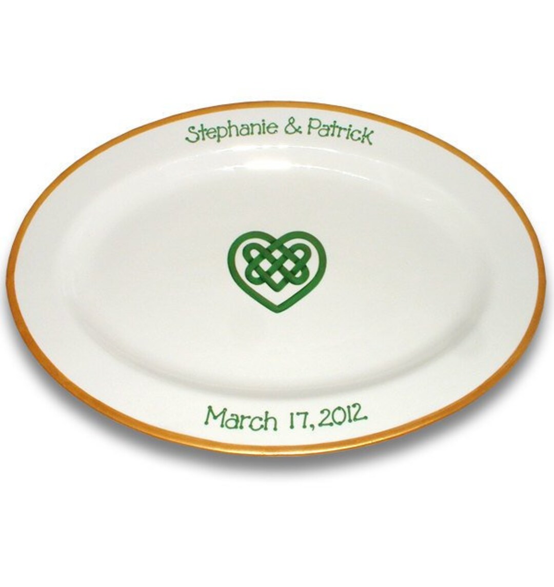 Celtic Knot Wedding Guest Signature Platter / Guest Book - Etsy