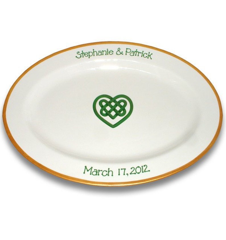 Celtic Knot Wedding Guest Signature Platter / Guest Book | Etsy