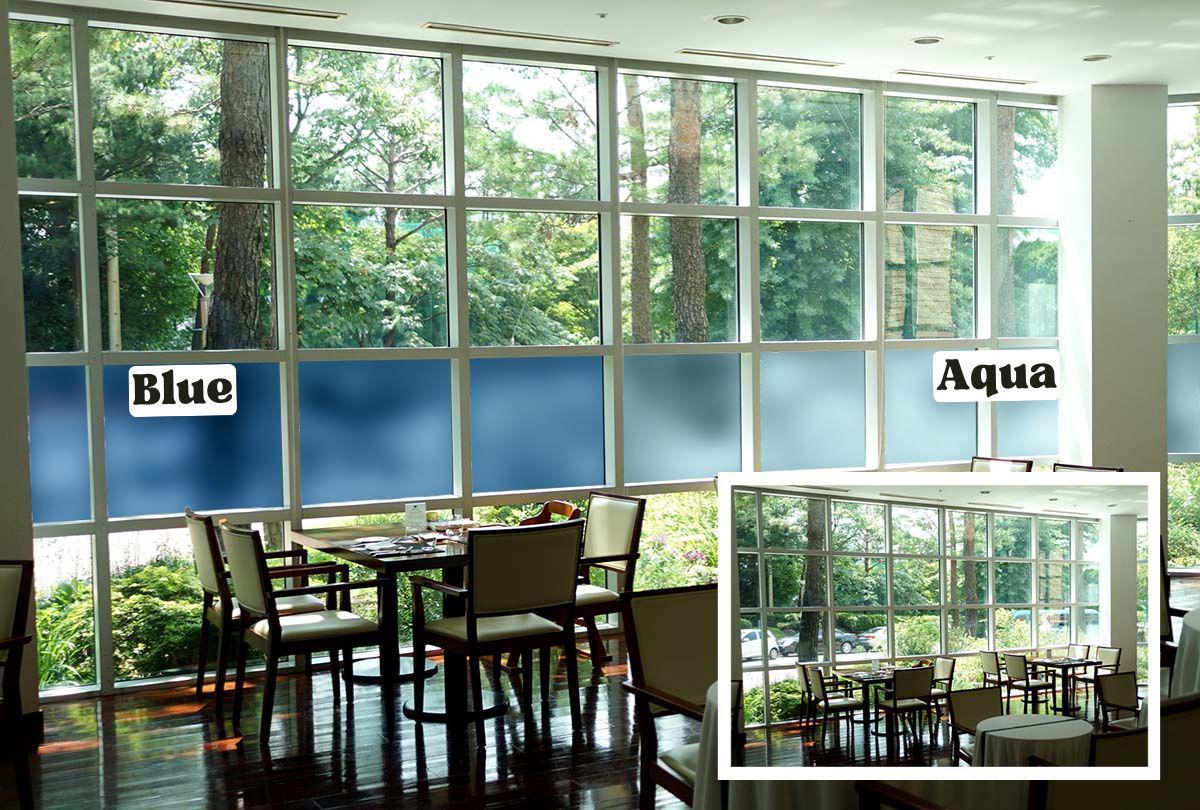 Static Cling Privacy Film, Sandblast Colors Window Film (20 Color ...