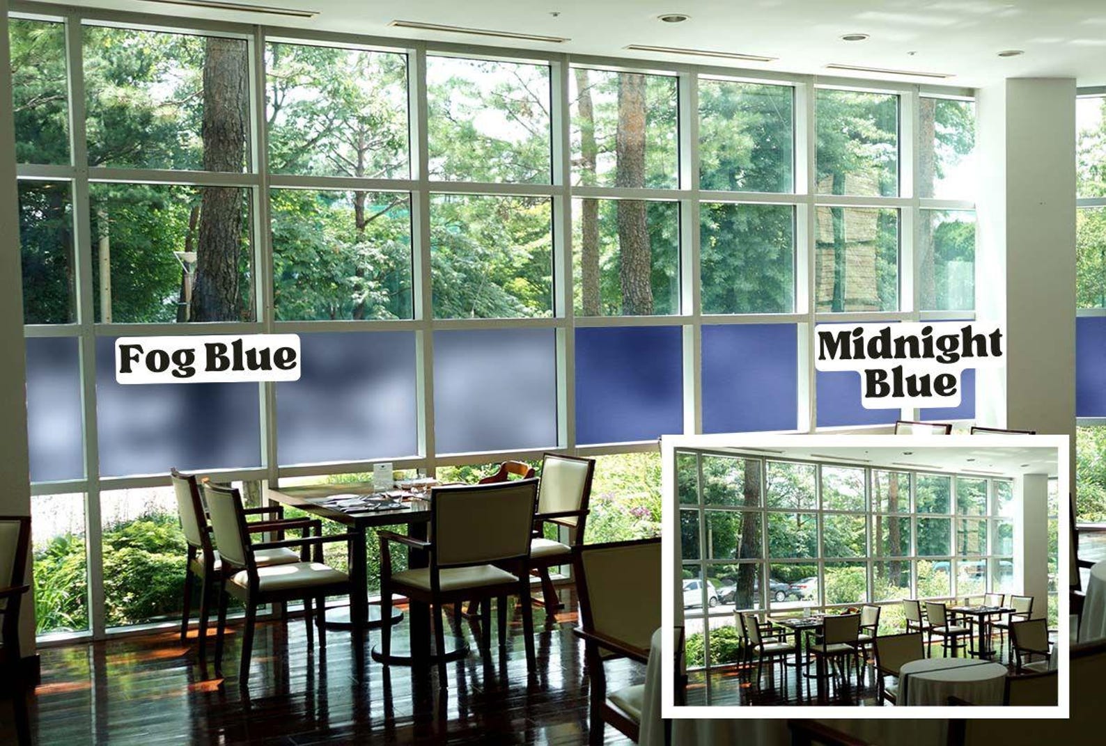 Static Cling Privacy Film, Sandblast Colors Window Film (20 Color ...