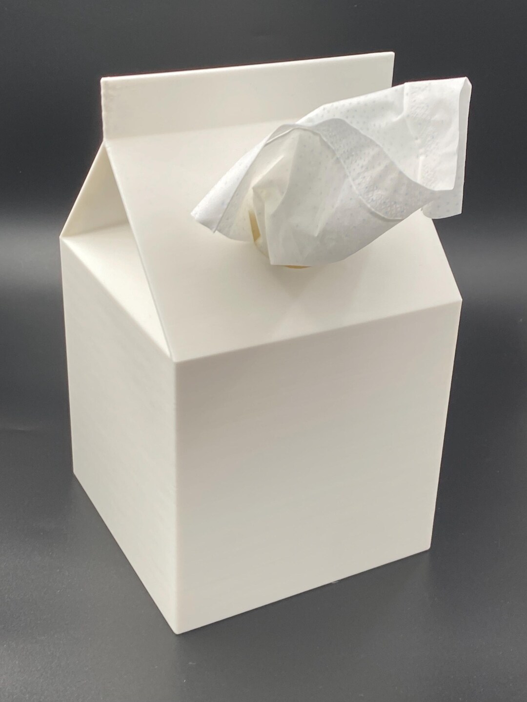3D Printed Milk Carton Tissue Box – Novelty Home Decor - Etsy