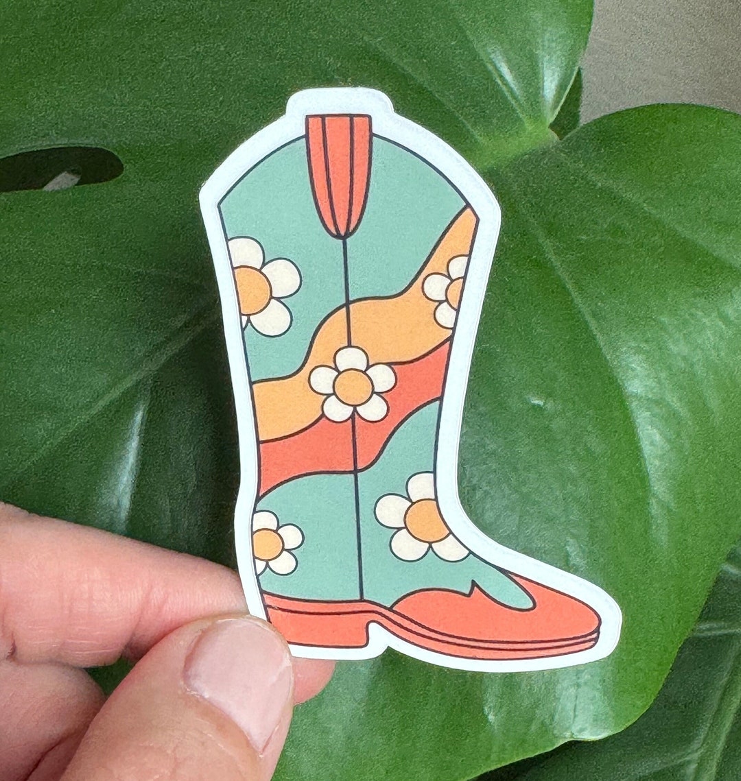 Sticker Cowboy Boot Sticker Cowgirl Boot Sticker Kindle Boot Sticker ...
