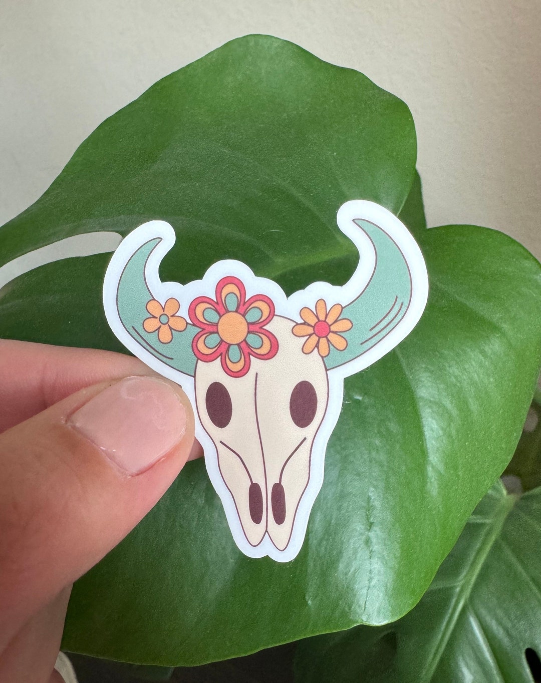 Sticker Cow Skull Sticker Rodeo Stanley Sticker Texas Kindle Skin ...