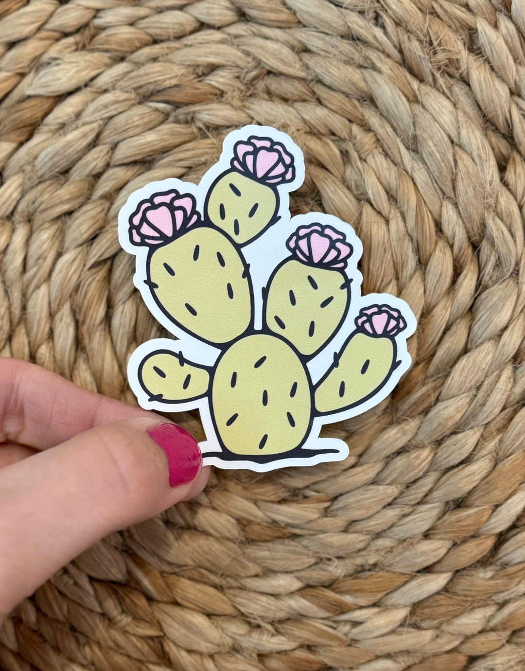 Sticker Cactus Boho Sticker Desert Cactus Sticker Kindle Skin Sticker ...