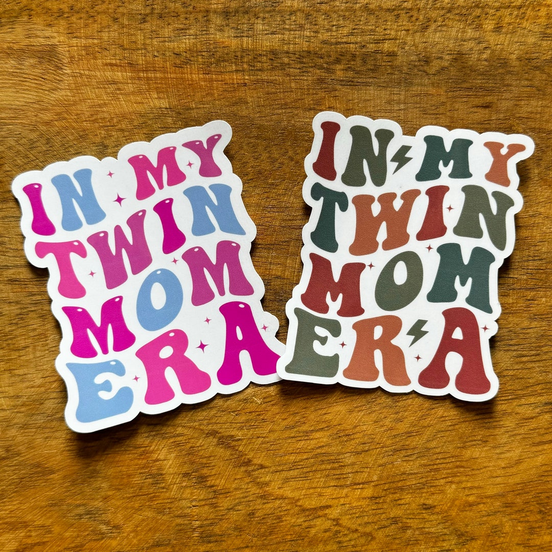 Twin Mom Sticker Twin Mom Era Twin Mom Gift Twin Mom Kindle Cover Twin ...