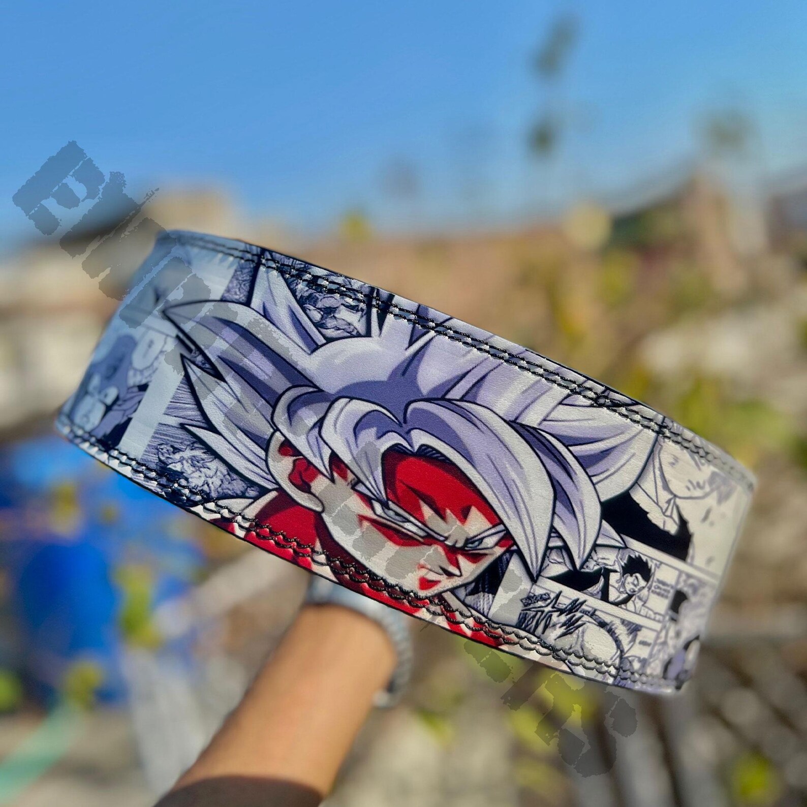 Goku Anime Belt|goku Ultra Instinct Belt|powerlifting Custom Lever Belt ...